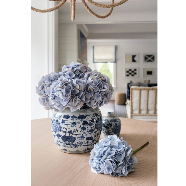 Endless Summer Faux Hydrangea Stem - Cailini Coastal
