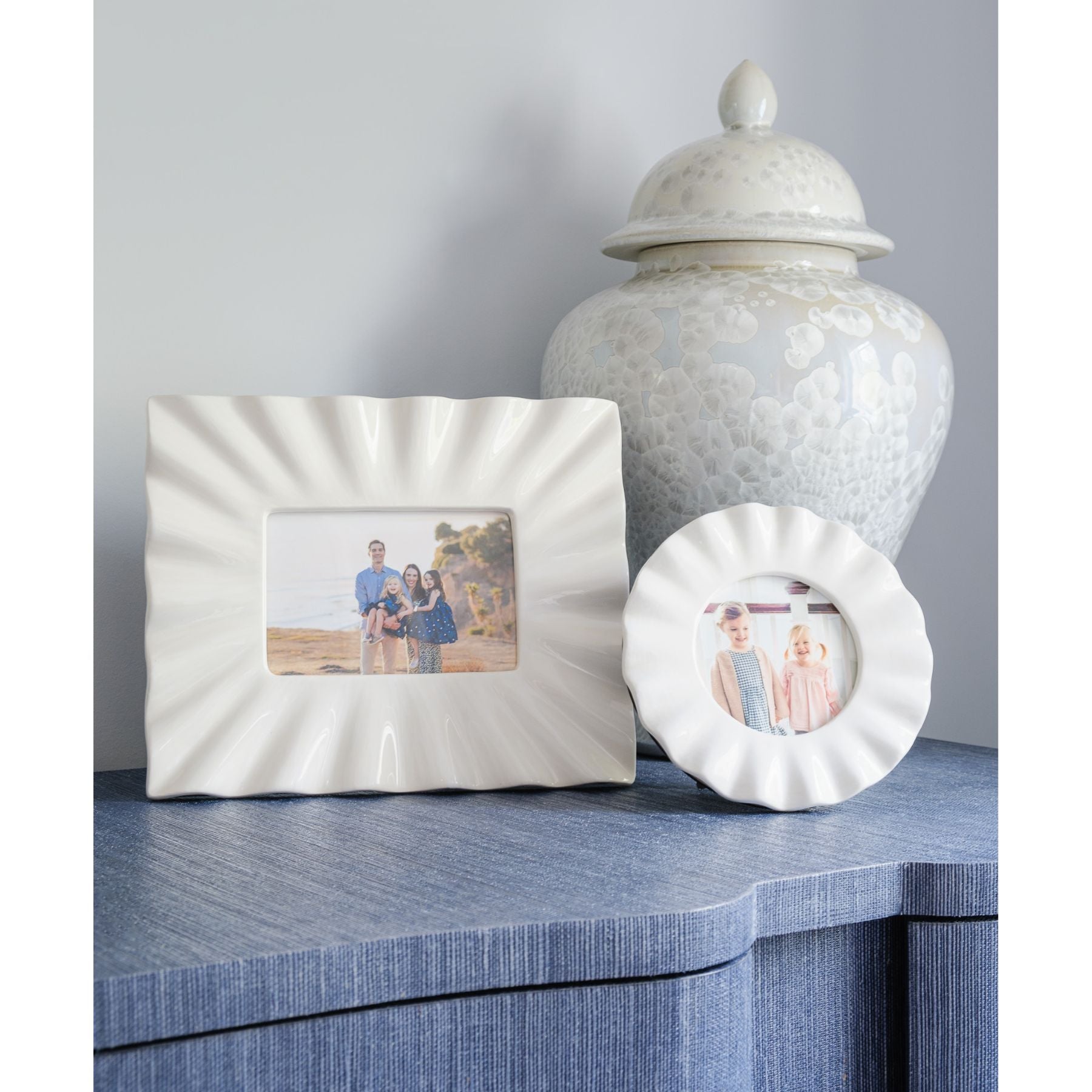 Ruffle Rectangle Photo Frame – Cailini Coastal