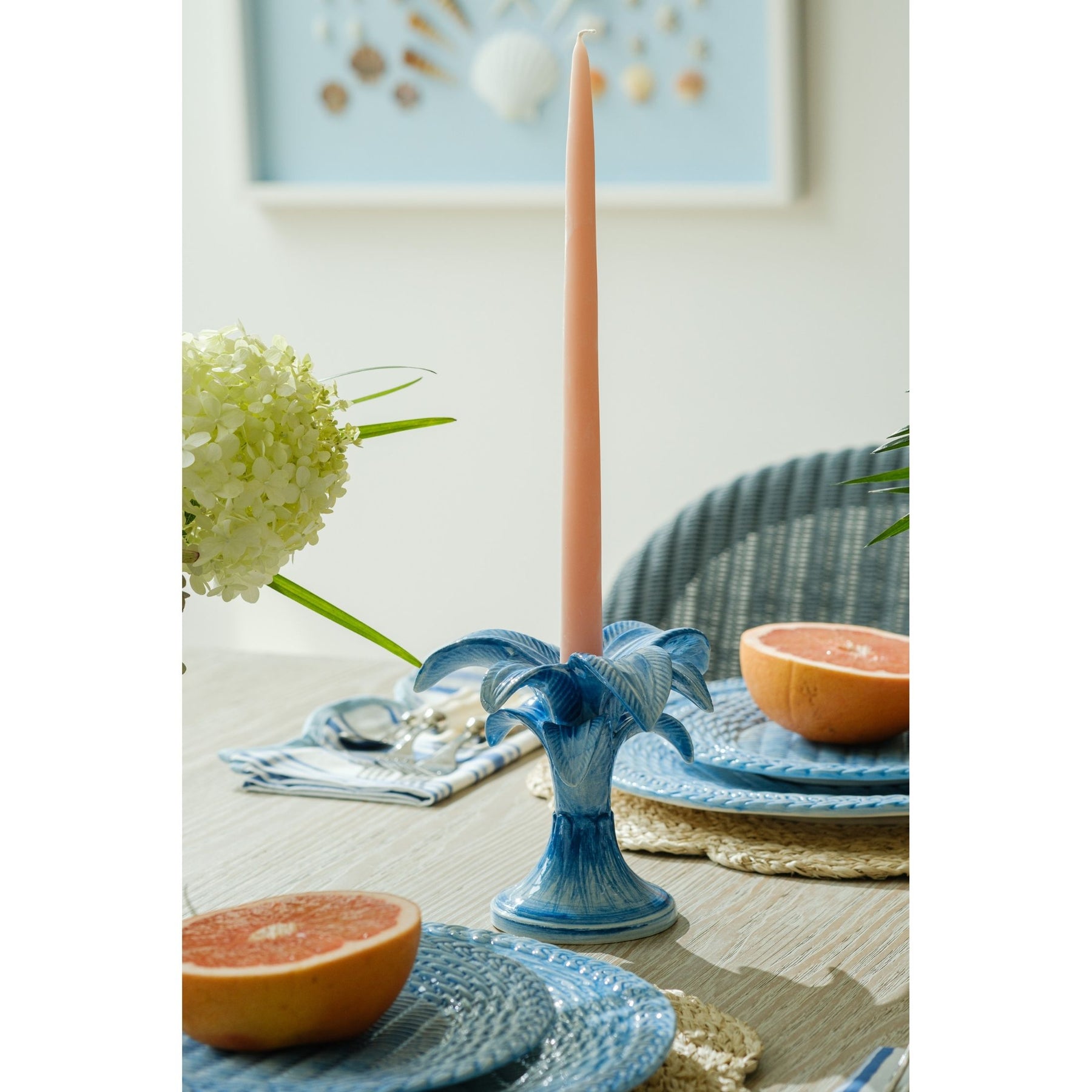 Shell Pink Taper Candles – Cailini Coastal