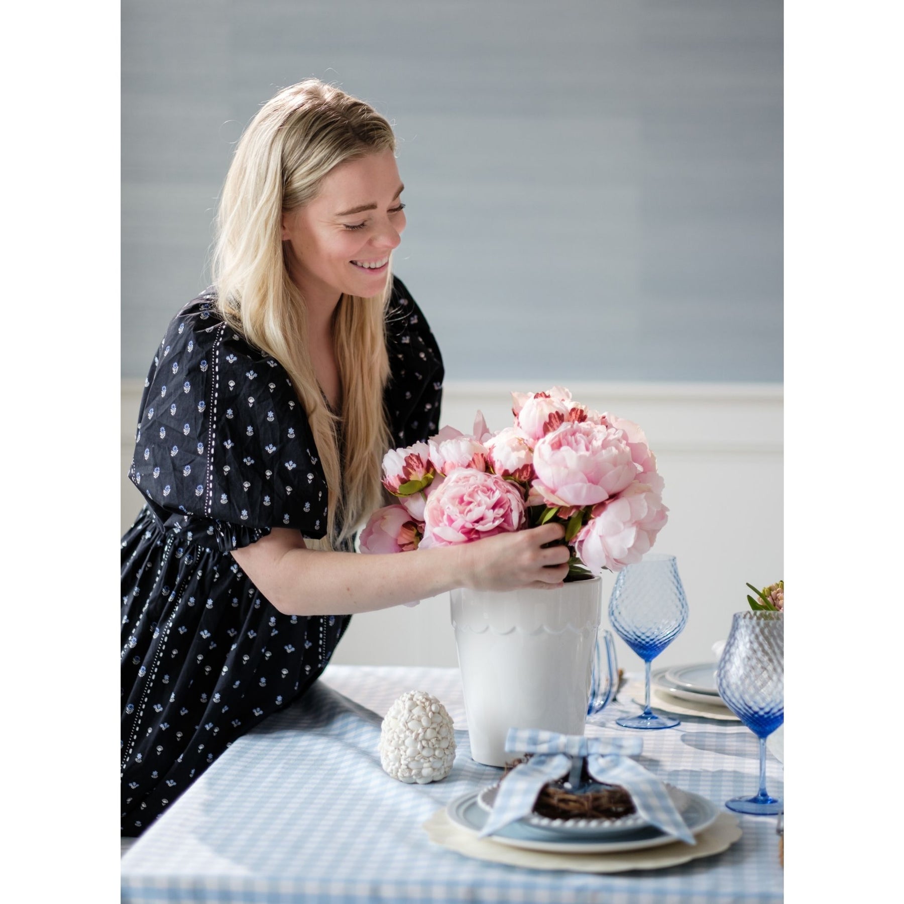 Pink Peony Faux Stems – Cailini Coastal