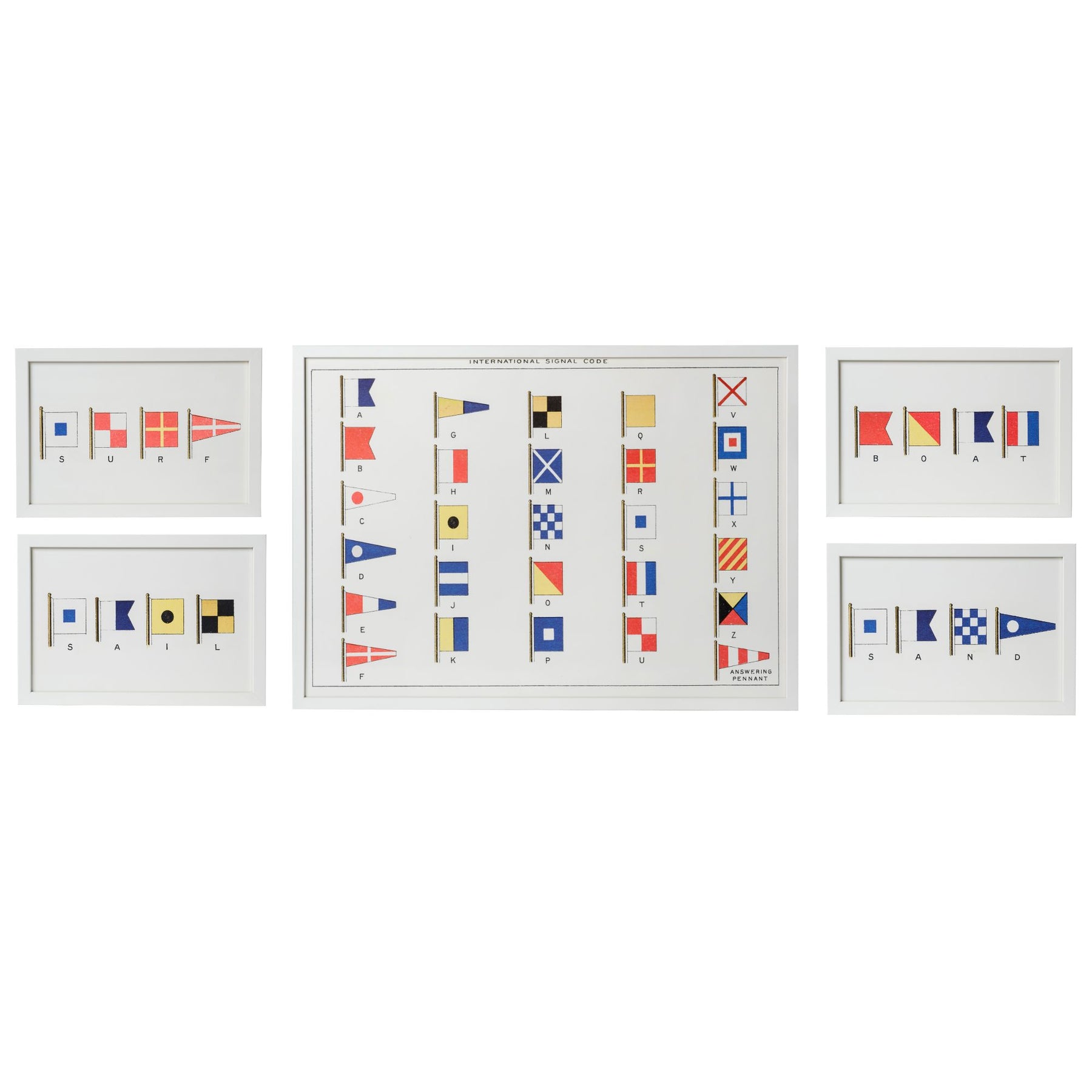 International Signal Code Framed Art – Cailini Coastal