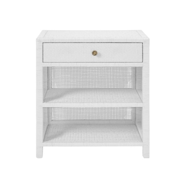 Avalon Nightstand - White – Cailini Coastal