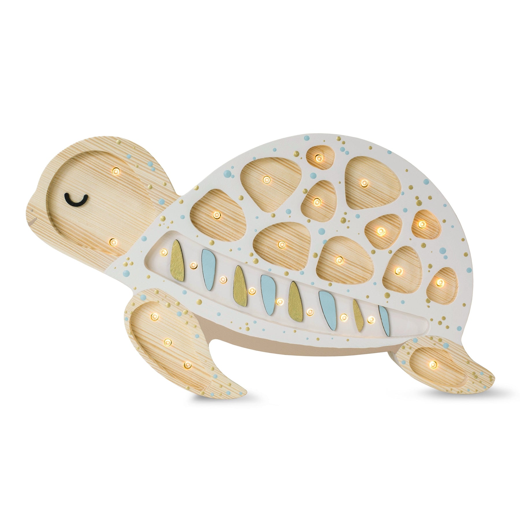 Turtle Lamp - Handmade Kids' Lamp - Cailini Coastal