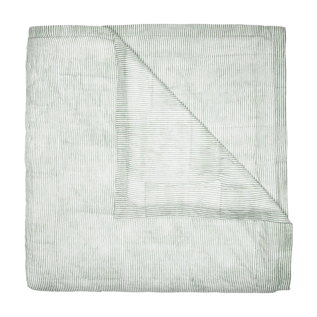 Nandi Sage Quilt & Shams by John Robshaw – Cailini Coastal