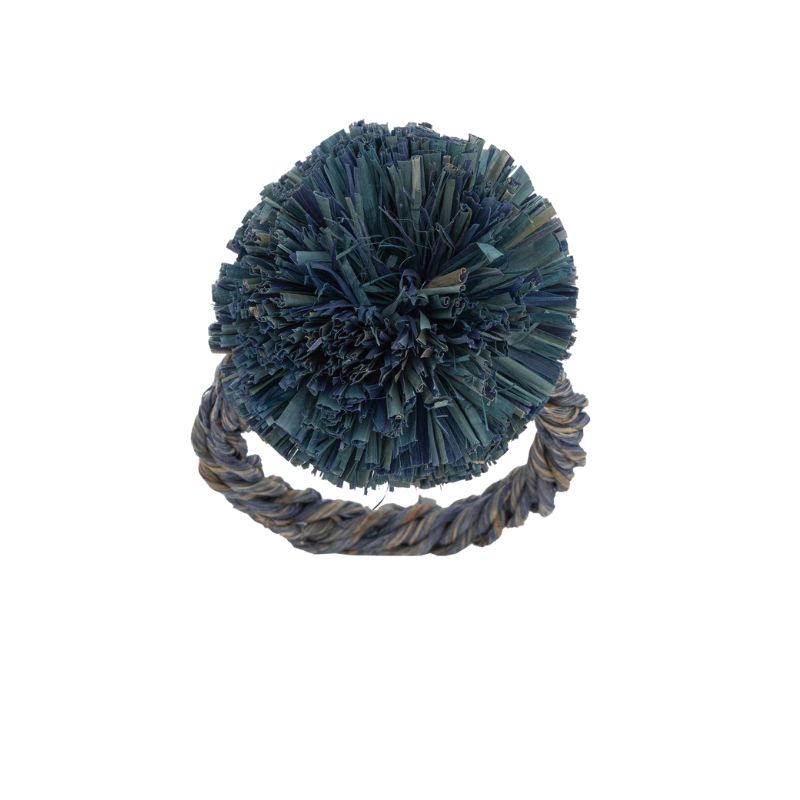 Straw Pompom Napkin Rings – Cailini Coastal