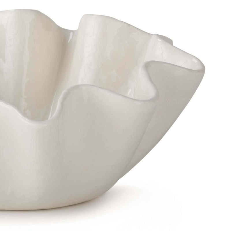 Ruffle Ceramic Bowl – Cailini Coastal