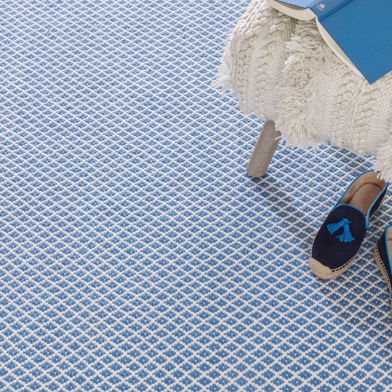 French Blue Lyford Cay Indoor/Outdoor Rug - Cailini Coastal