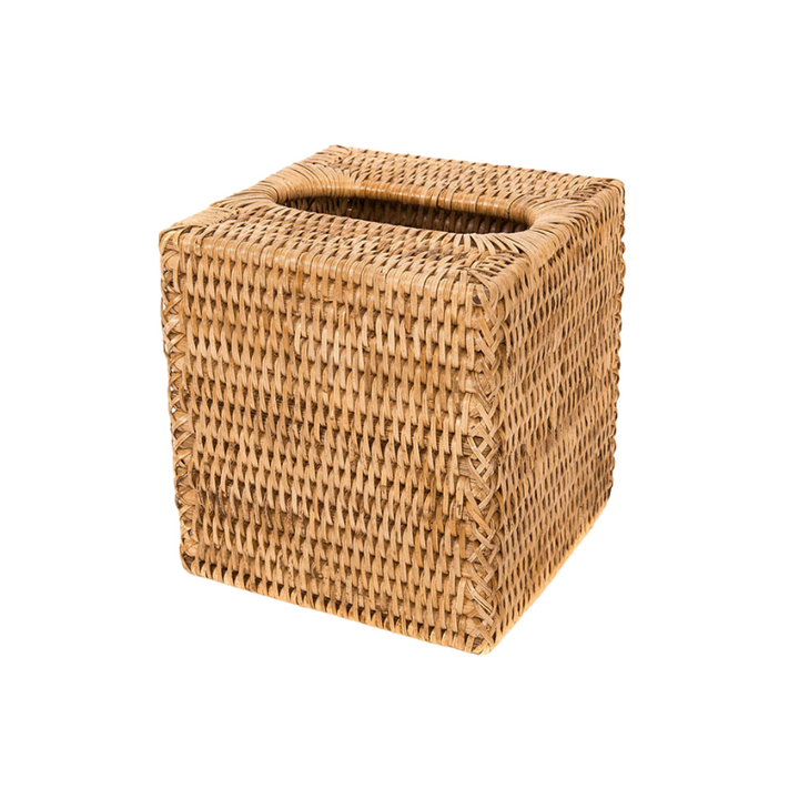 Sconset Column Tissue Box Cover - Natural – Cailini Coastal